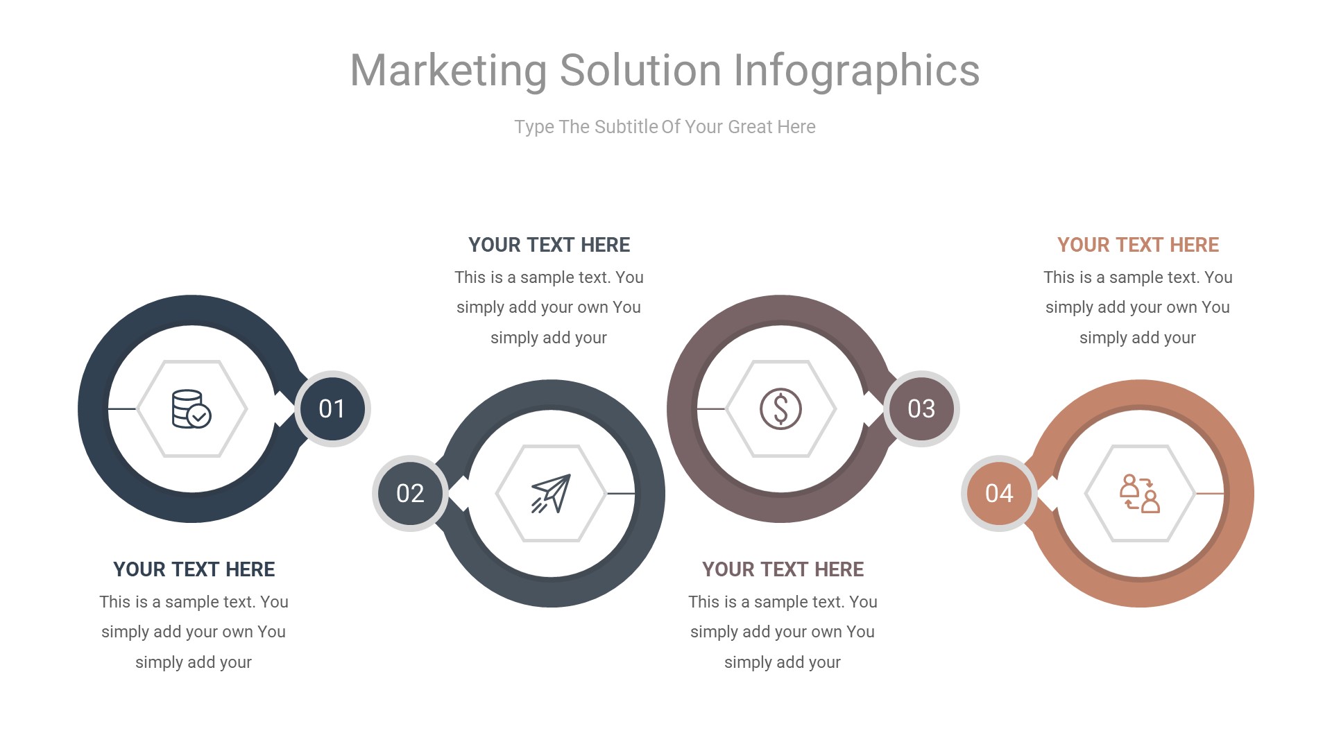 Marketing Solution Infographics Presentation Template by SOOZ_ART | GraphicRiver